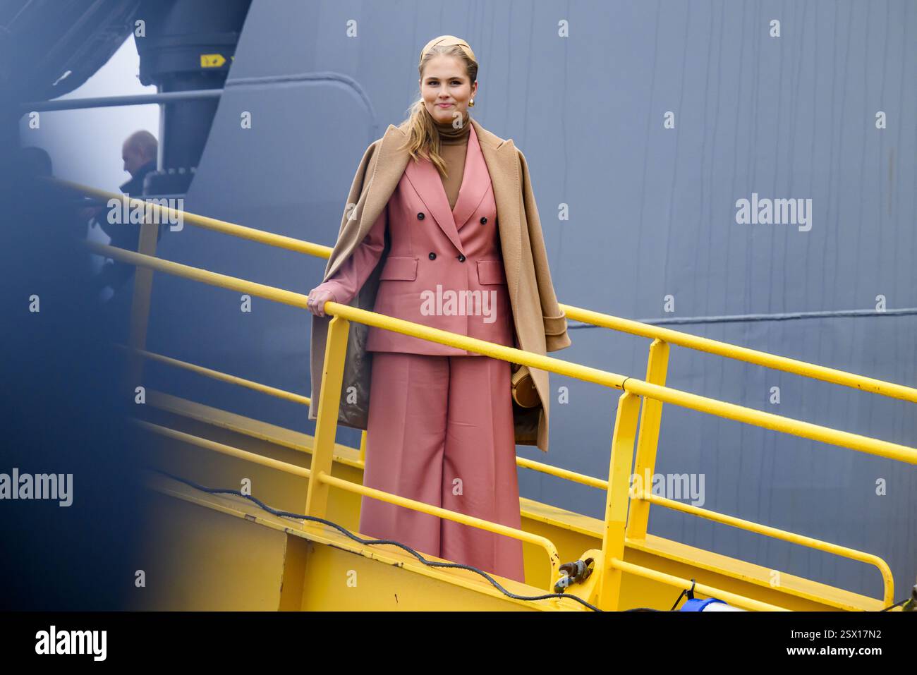 Den Helder, Netherlands. 22nd Feb 2025. Damen NavalPrincess of Orange ...