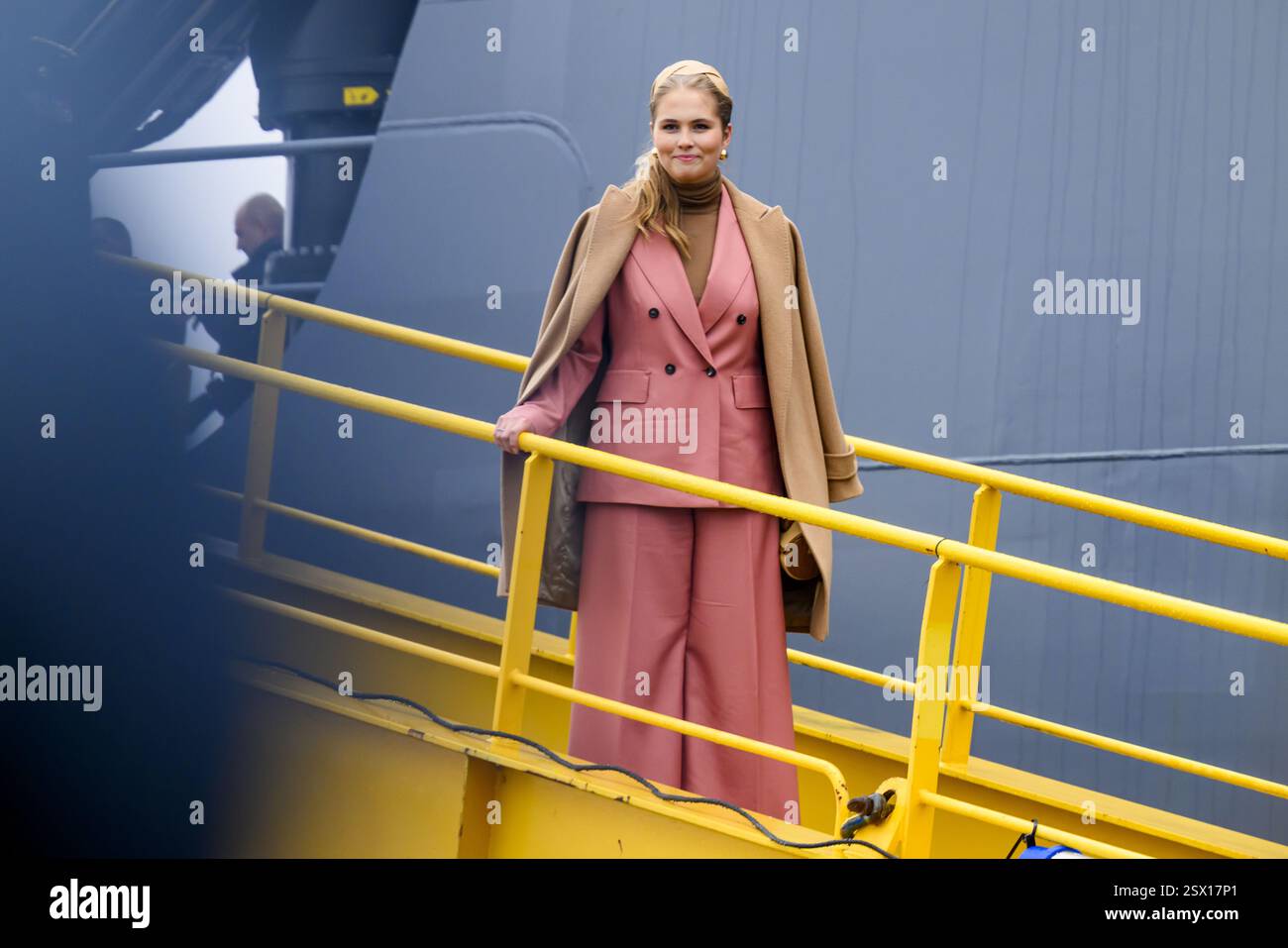 Den Helder, Netherlands. 22nd Feb 2025. Damen NavalPrincess of Orange ...