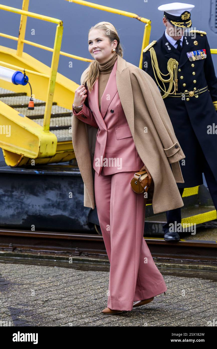 Den Helder, Netherlands. 22nd Feb 2025. Damen NavalPrincess of Orange ...