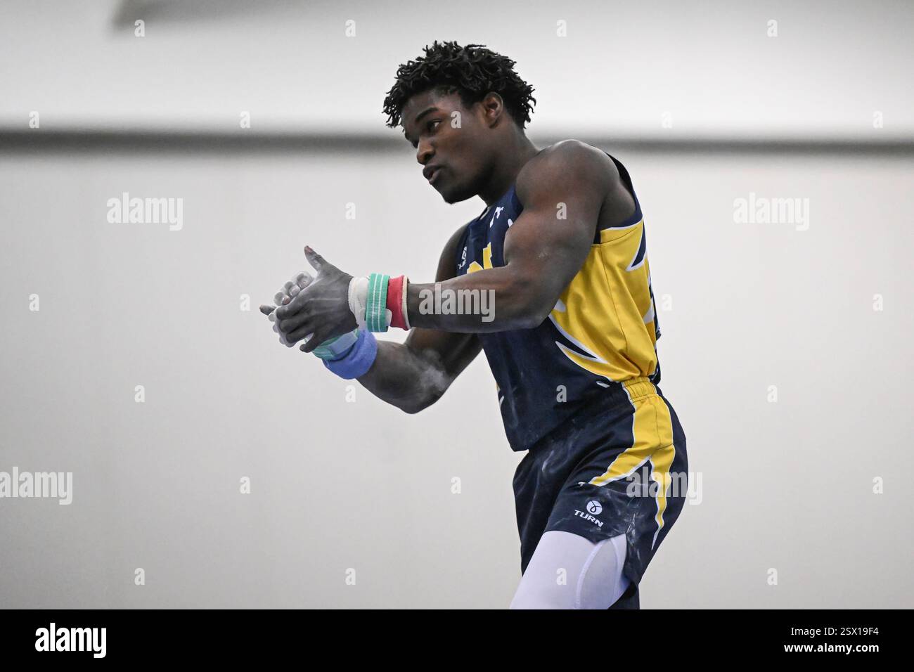 February 21, 2025, Louisville, Kentucky, US: FRED RICHARD competes on ...