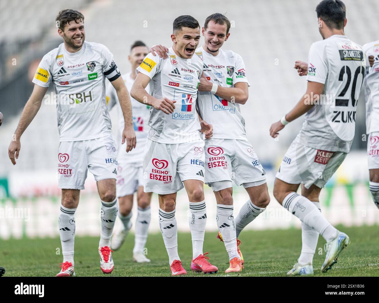 ABD0178 20250222 - INNSBRUCK - ÖSTERREICH: Torjubel RZ Pellets WAC zum ...