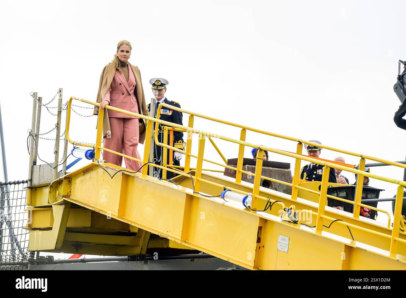 Den Helder, Netherlands. 22nd Feb 2025. Damen NavalPrincess of Orange ...