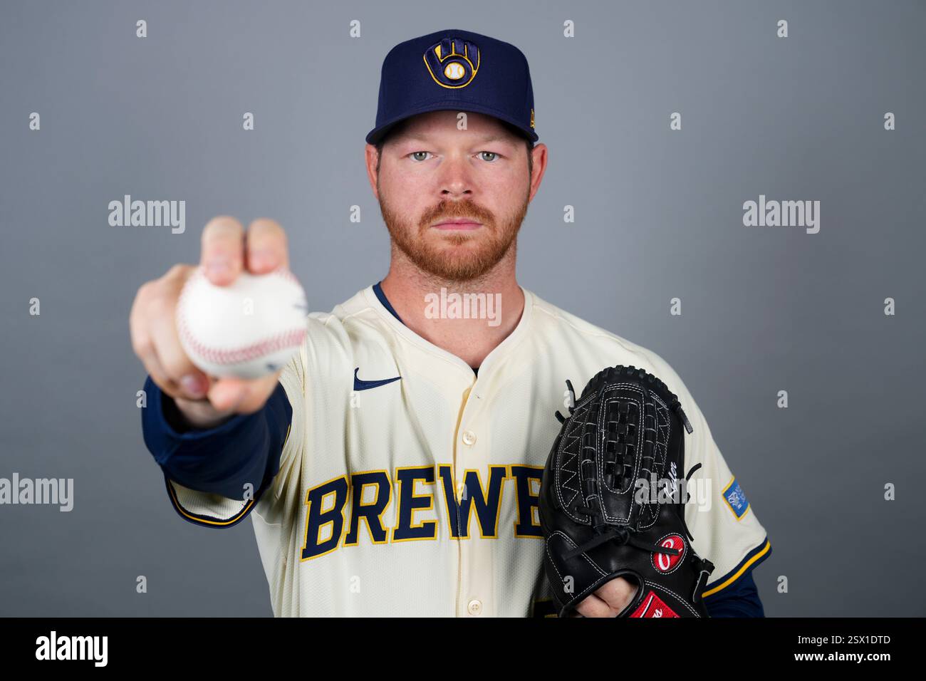 This is a 2025 photo of pitcher Brandon Woodruff of the Milwaukee ...