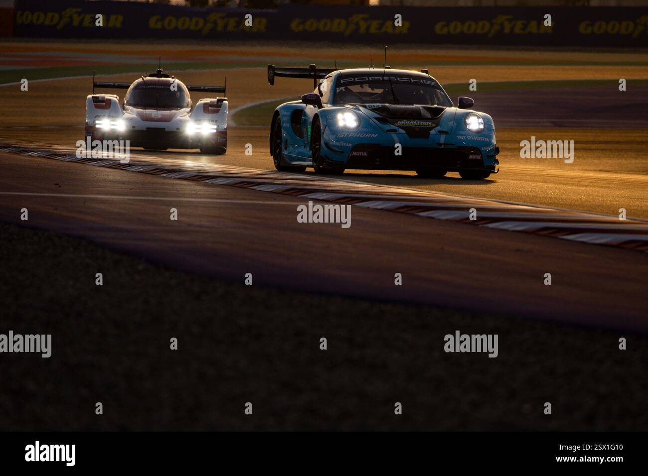 Lusail, Qatar. 22nd Feb, 2025. 92 HARDWICK Ryan (usa), LIETZ Richard ...