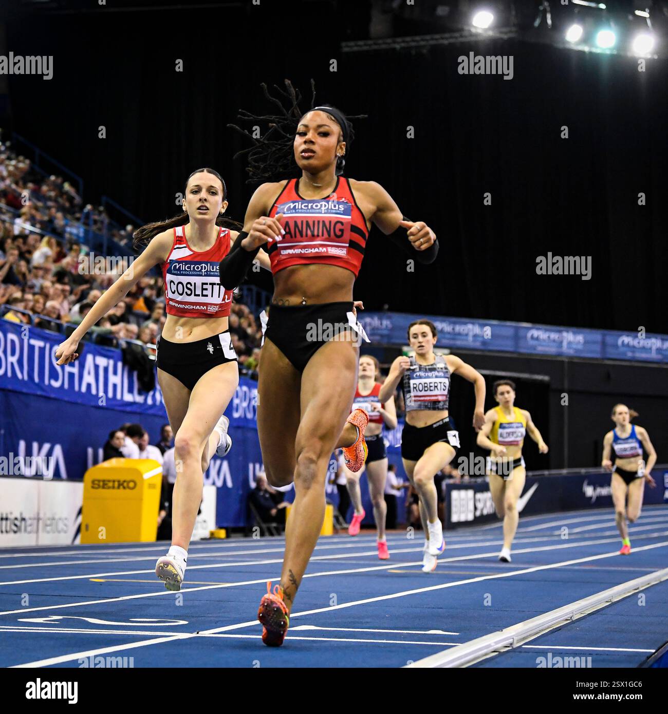 Utilita Arena, Birmingham, UK. 22nd Feb, 2025. 2025 UK Indoor Athletics ...