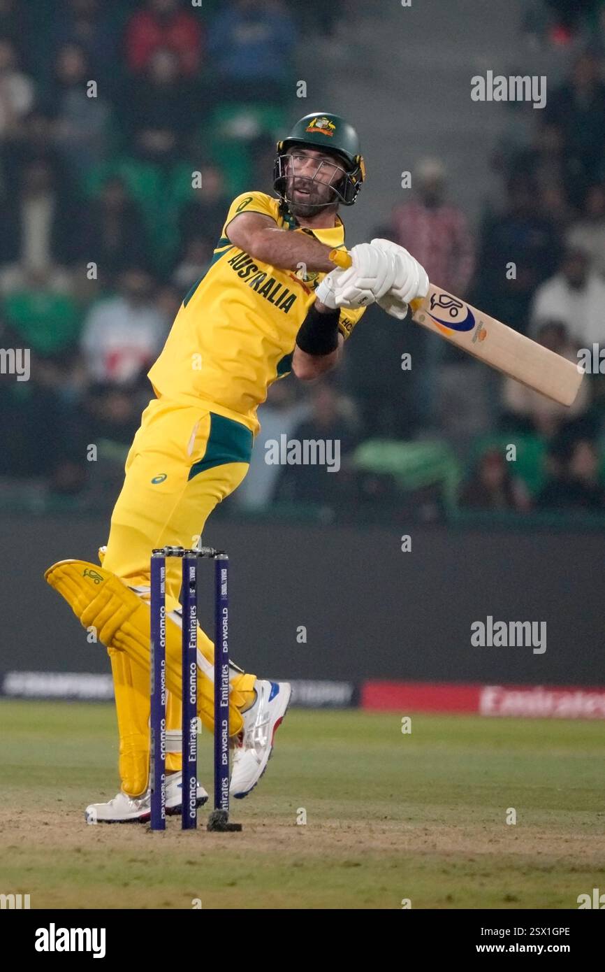 Australia's Glenn Maxwell bats during the ICC Champions Trophy cricket ...