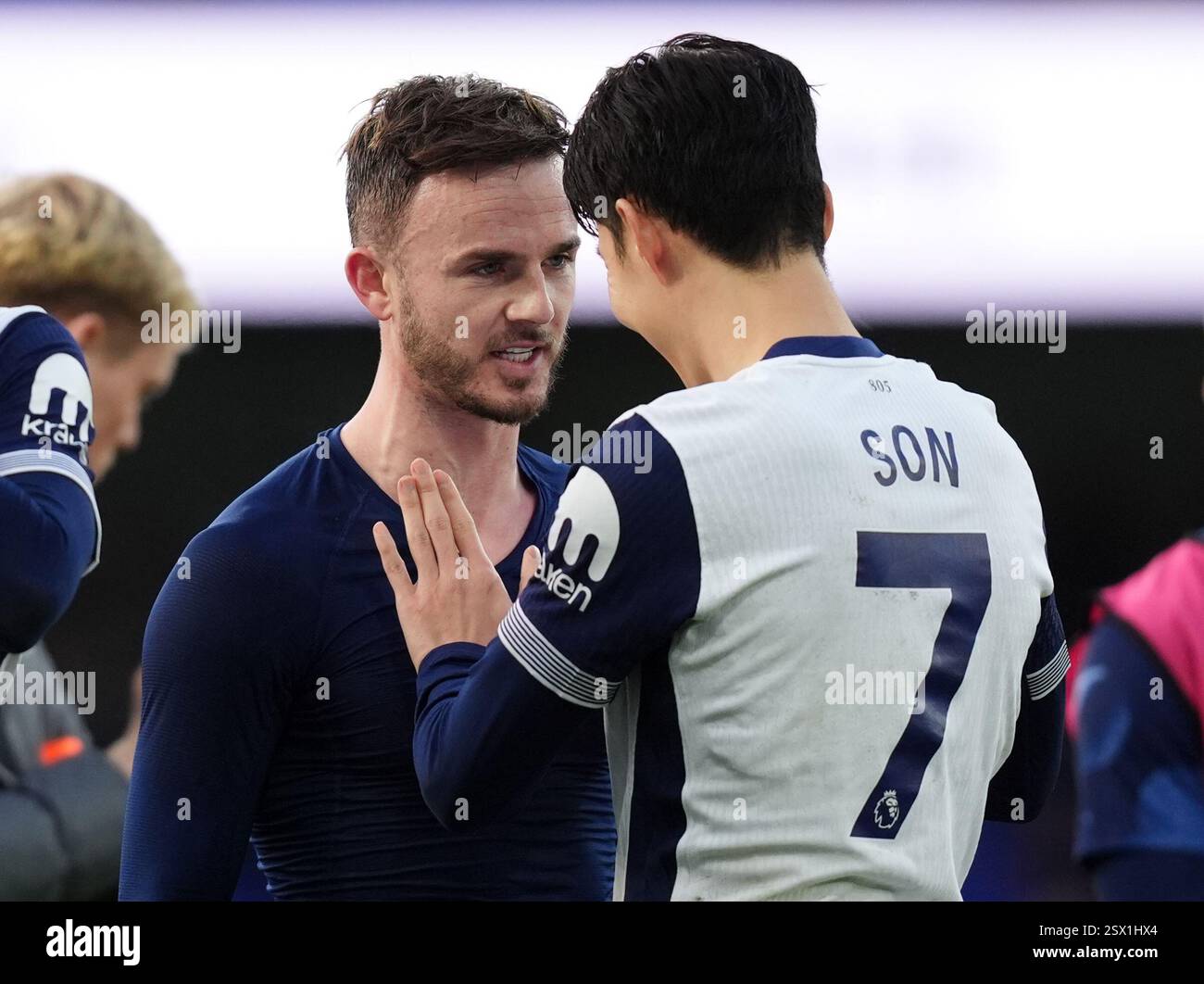 Tottenham Hotspur's Son Heung-Min and Tottenham Hotspur's James ...