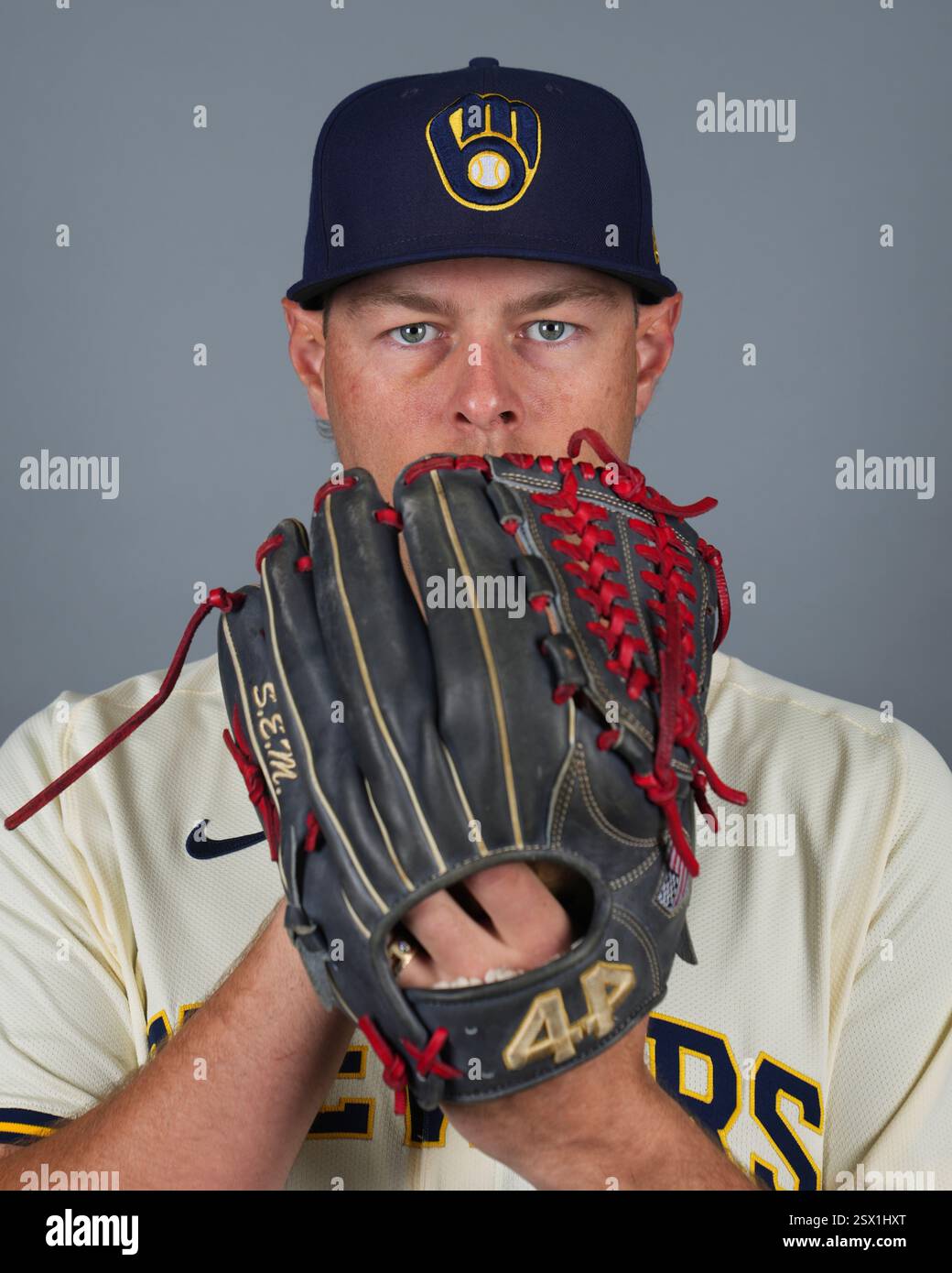 This is a 2025 photo of pitcher Trevor Megill of the Milwaukee Brewers ...