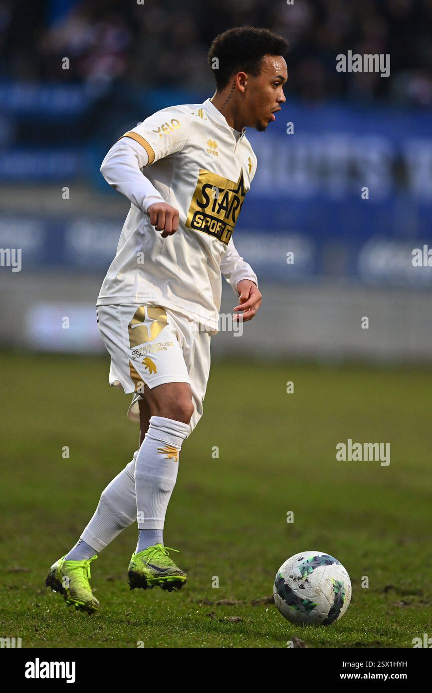 Beerschot's D'Margio Wright-Philips pictured in action during a soccer ...