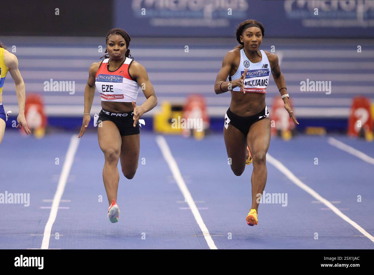 Joy Eze (60m, Gateshead Harriers & AC) and Bianca Williams (60m, Thames ...
