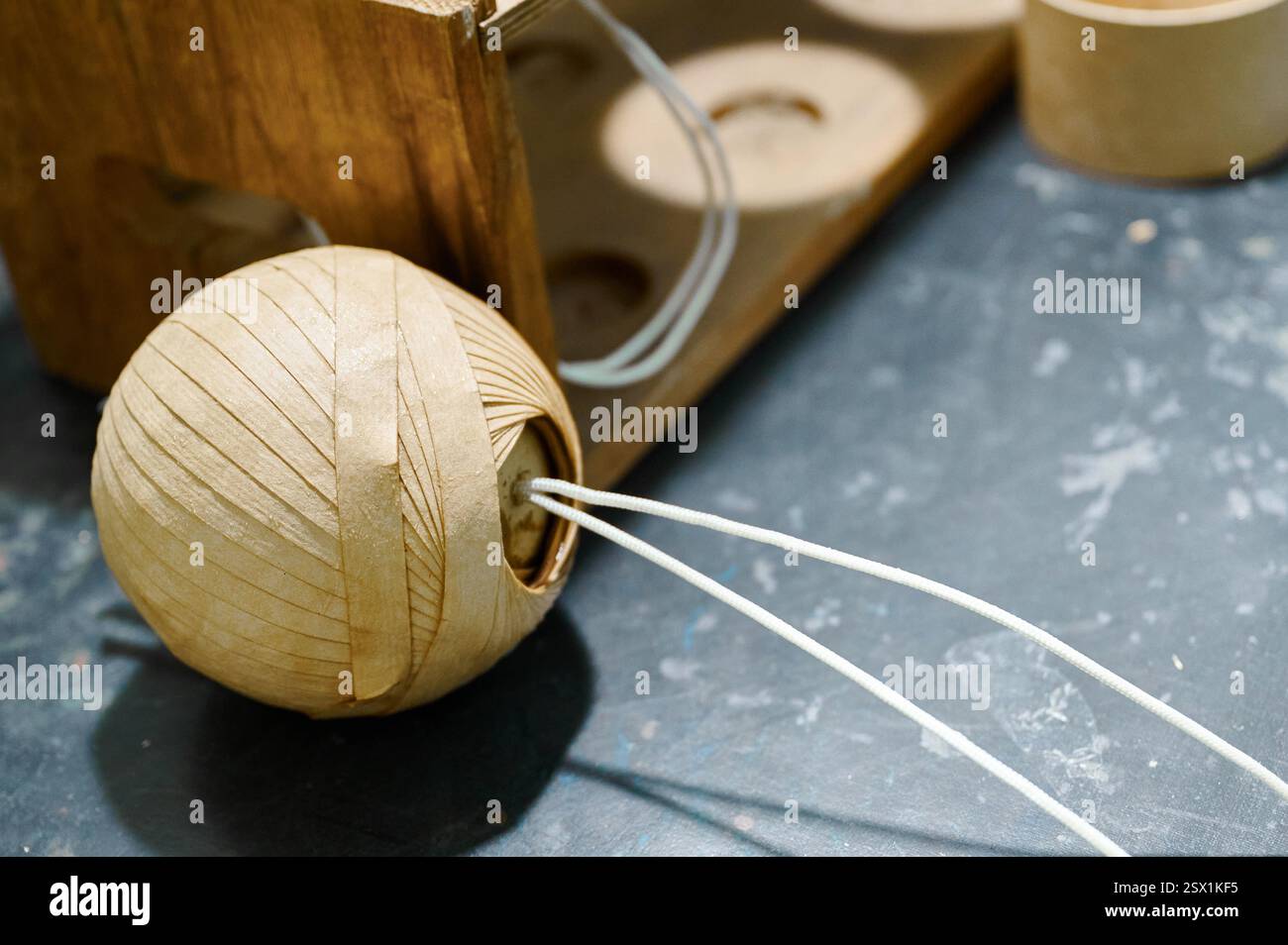 Creative craftsmanship unfolds in a factory with intricate fireworks ...