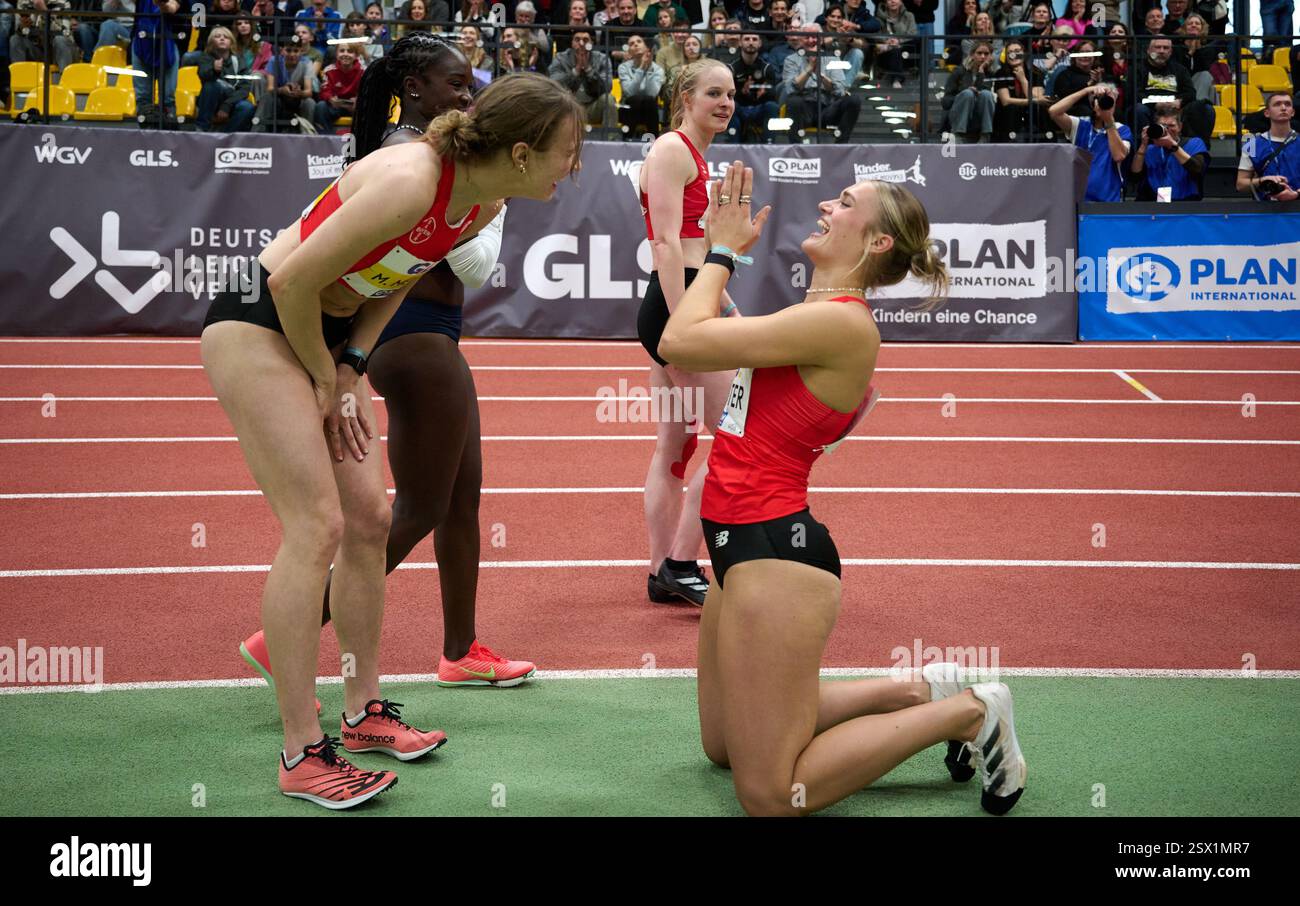 Dortmund, Germany. 22nd Feb, 2025. Athletics/indoor: German ...