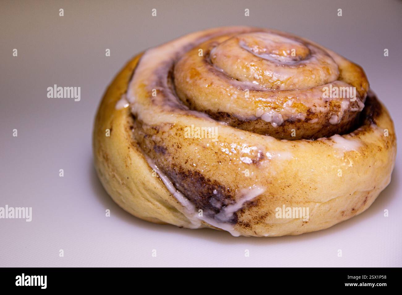 Delicious large cinnamon roll pastry with frosting. Great for breakfast ...