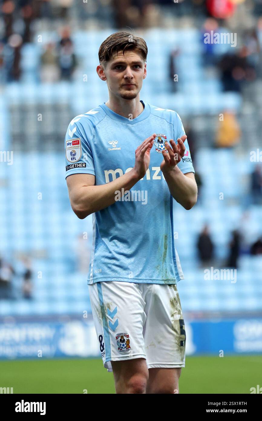 Coventry City's Jack Rudoni after the final whistle during the Sky Bet ...