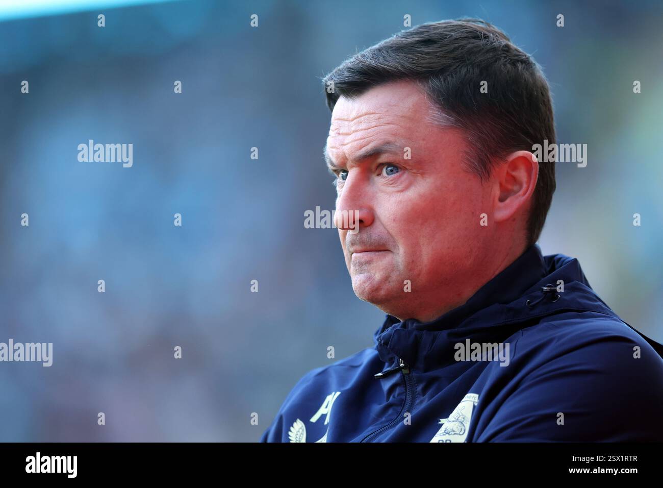 Preston North End manager Paul Heckingbottom during the Sky Bet ...