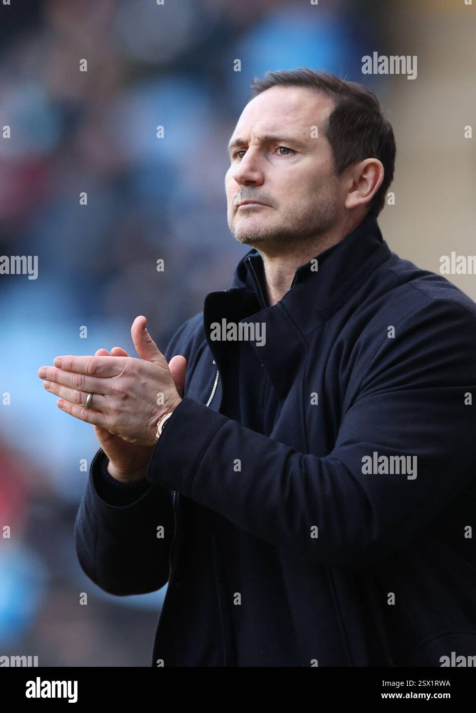 Coventry City head coach Frank Lampard during the Sky Bet Championship ...