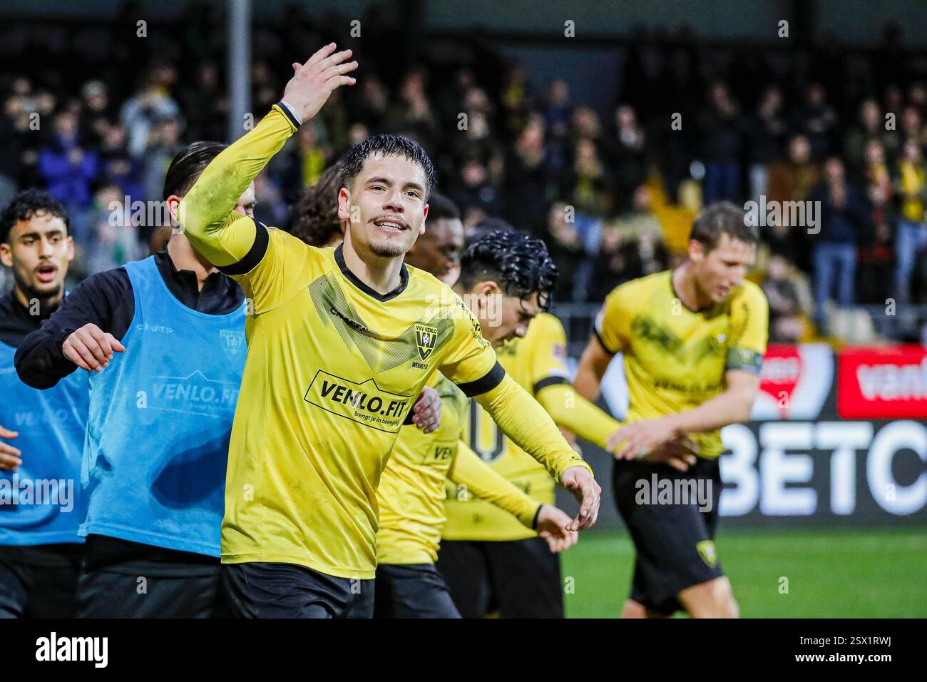 Venlo, Netherlands. 22nd Feb, 2025. VENLO, 22-02-2025, Covebo Stadium ...