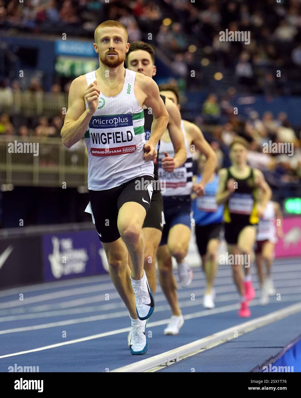 Joe Wigfield in action during the Men's 800m Heats on day one of the ...