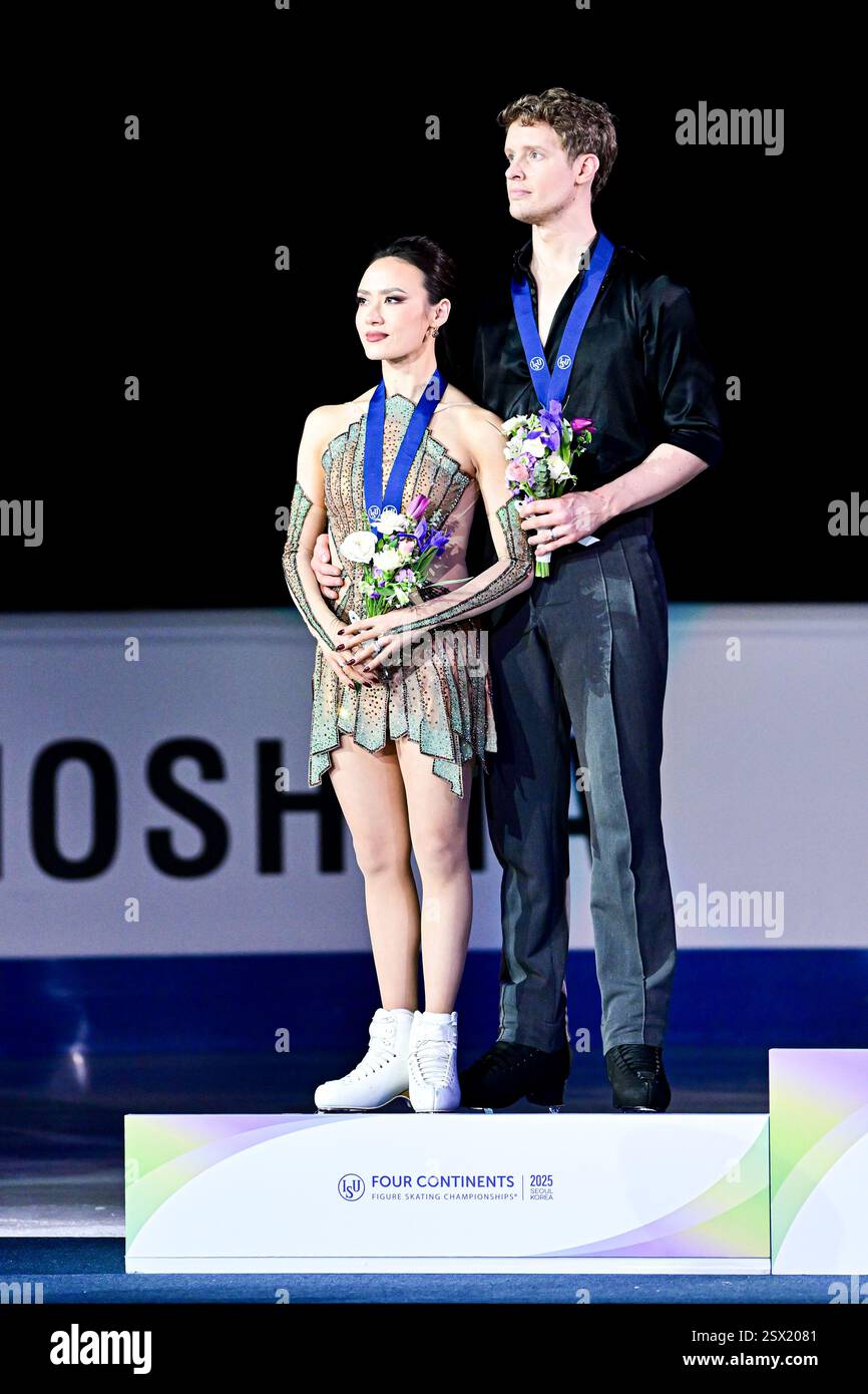 Ice Dance Awards, Madison CHOCK & Evan BATES (USA) second place ...