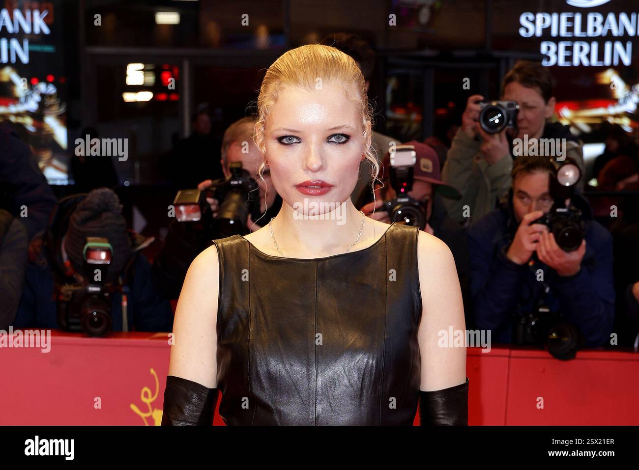 Luisa Celine Gaffron bei der Ankunft zur Abschluss Feier am Berlinale ...