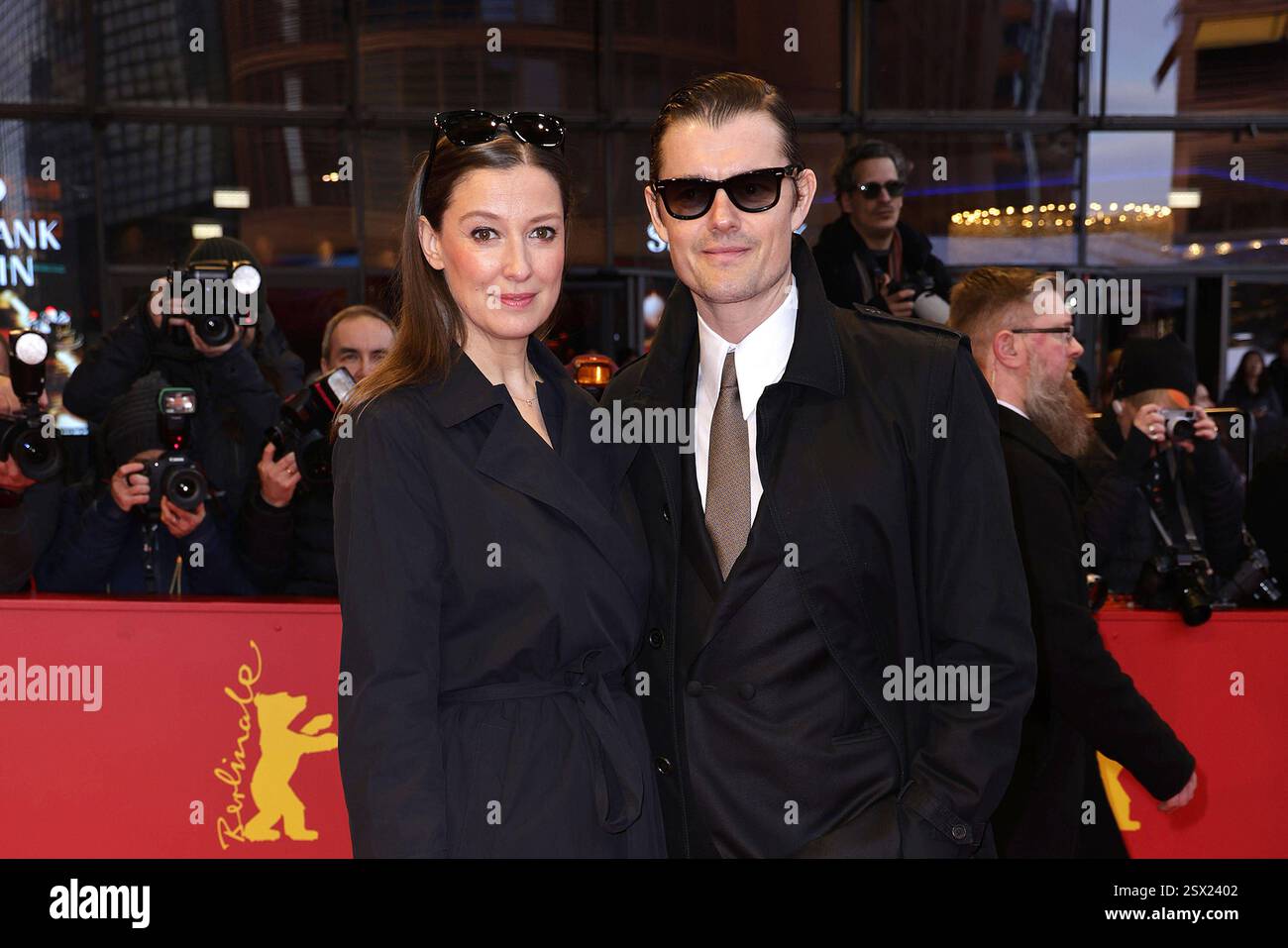 Alexandra Maria Lara und Sam Riley bei der Ankunft zur Abschluss Feier ...