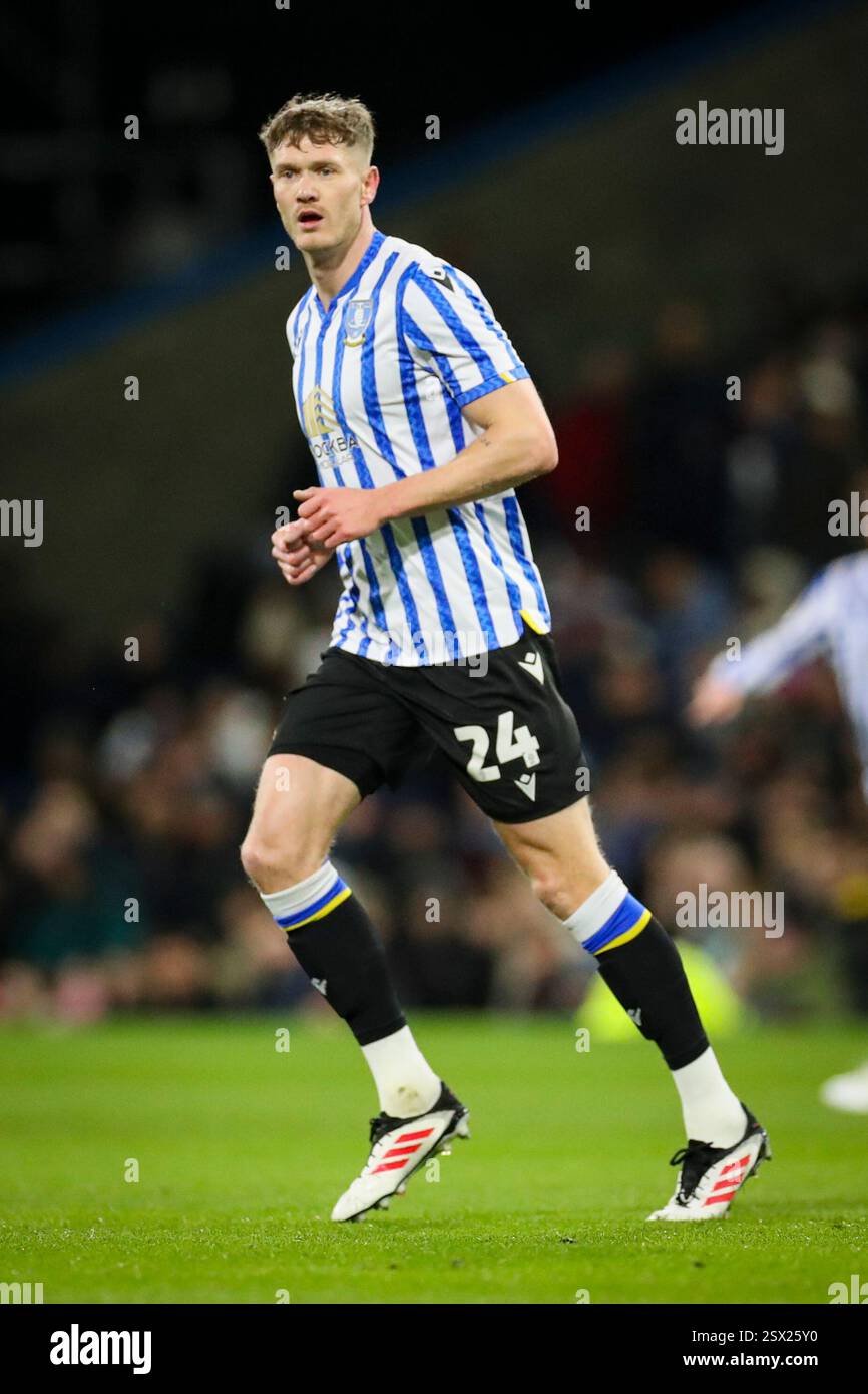 Burnley, UK. 21st Feb, 2025. Sheffield Wednesday forward Michael Smith ...