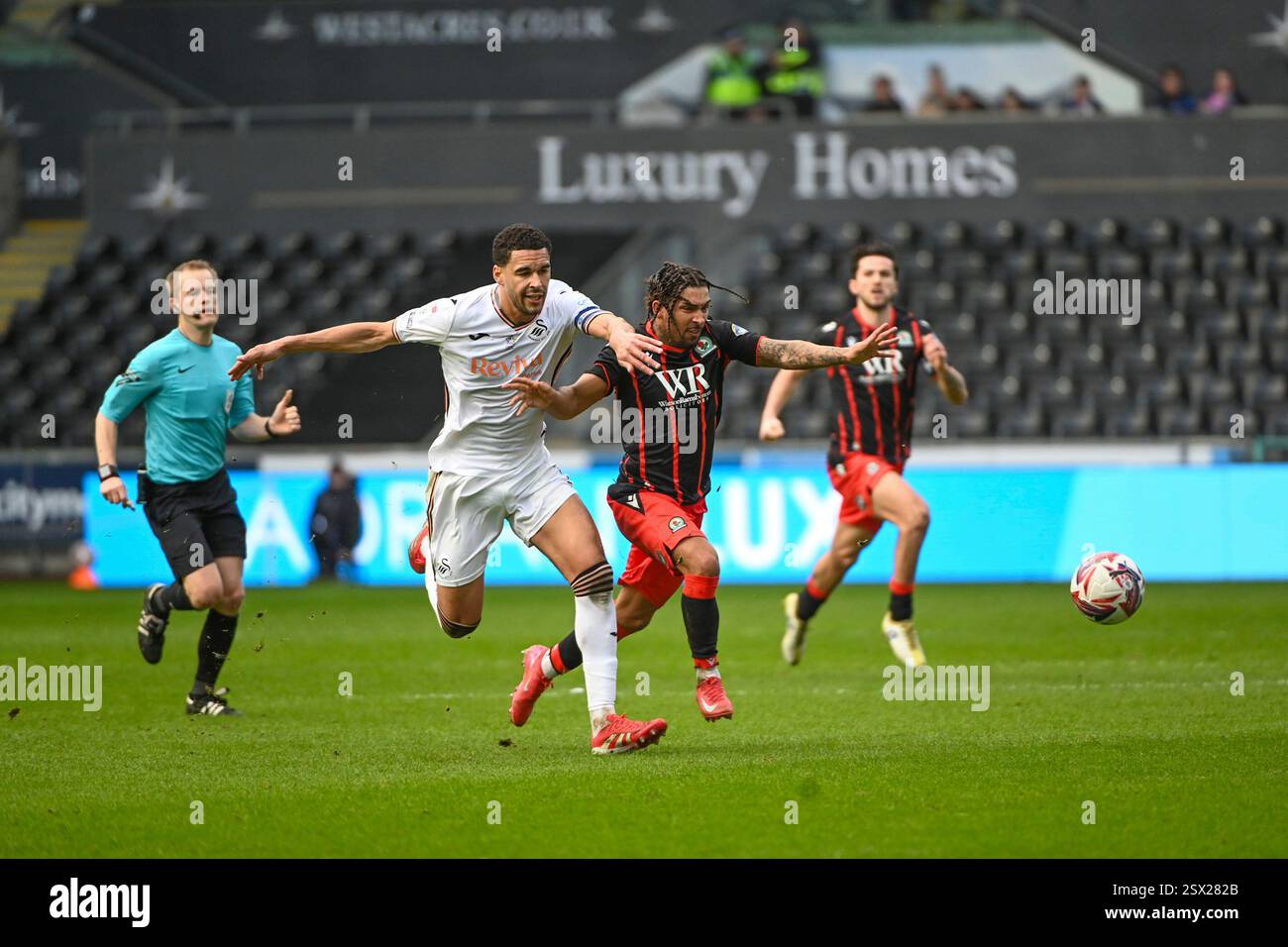 Swansea.com Stadium, Swansea, UK. 22nd Feb, 2025. EFL Championship ...