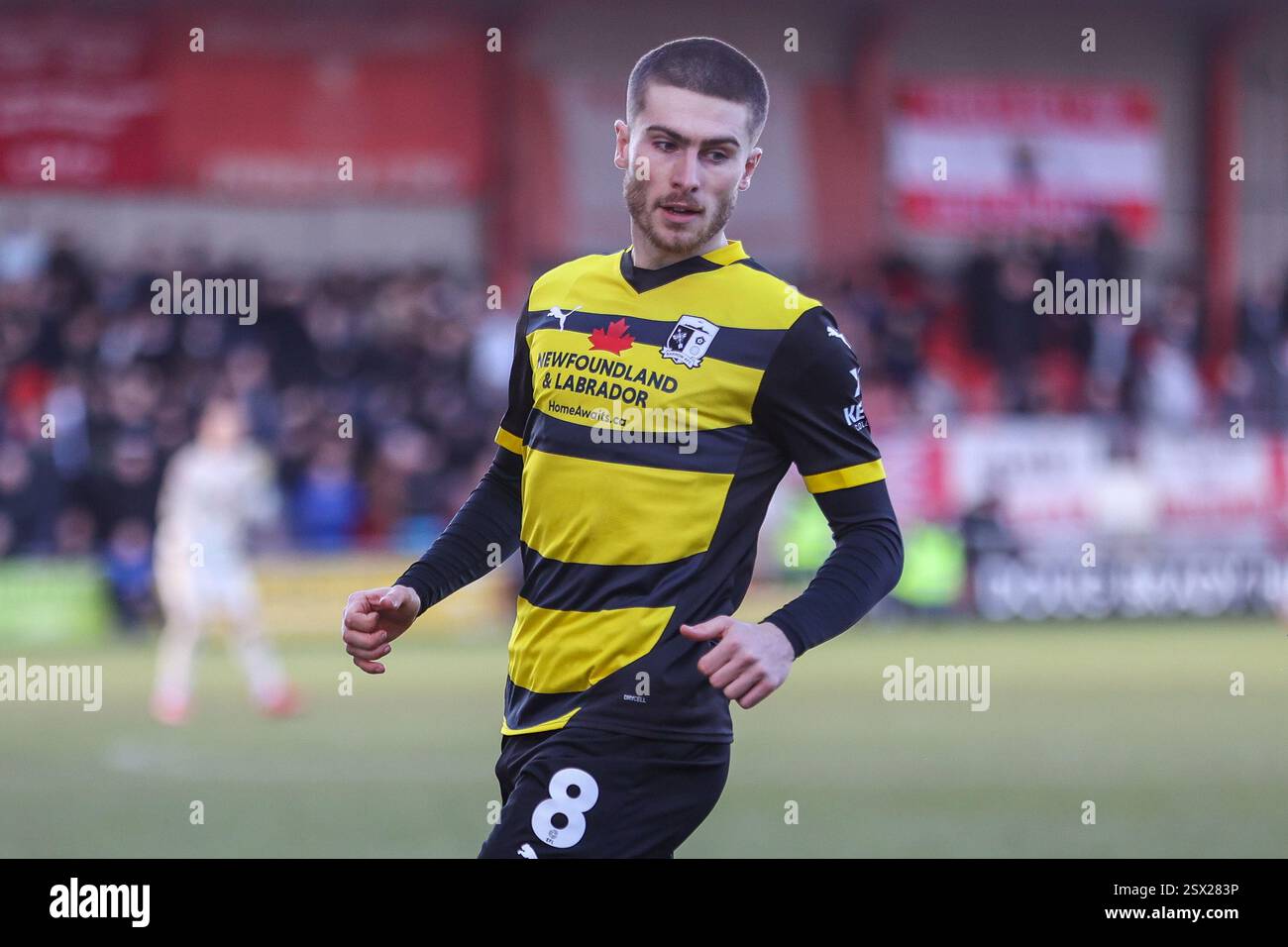 #8, Kian Spence of Barrow AFC during the Sky Bet League 2 match between ...