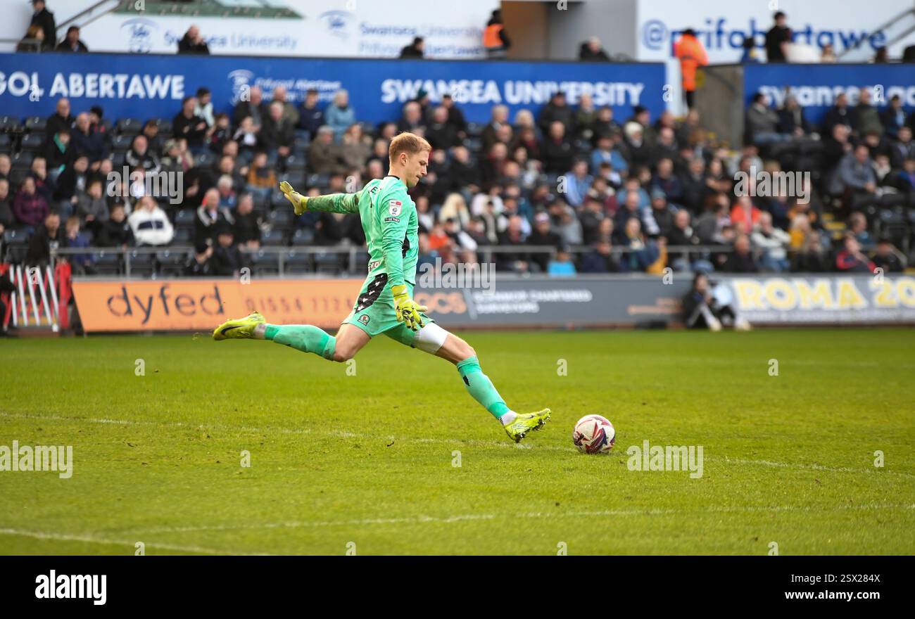 Swansea.com Stadium, Swansea, UK. 22nd Feb, 2025. EFL Championship ...