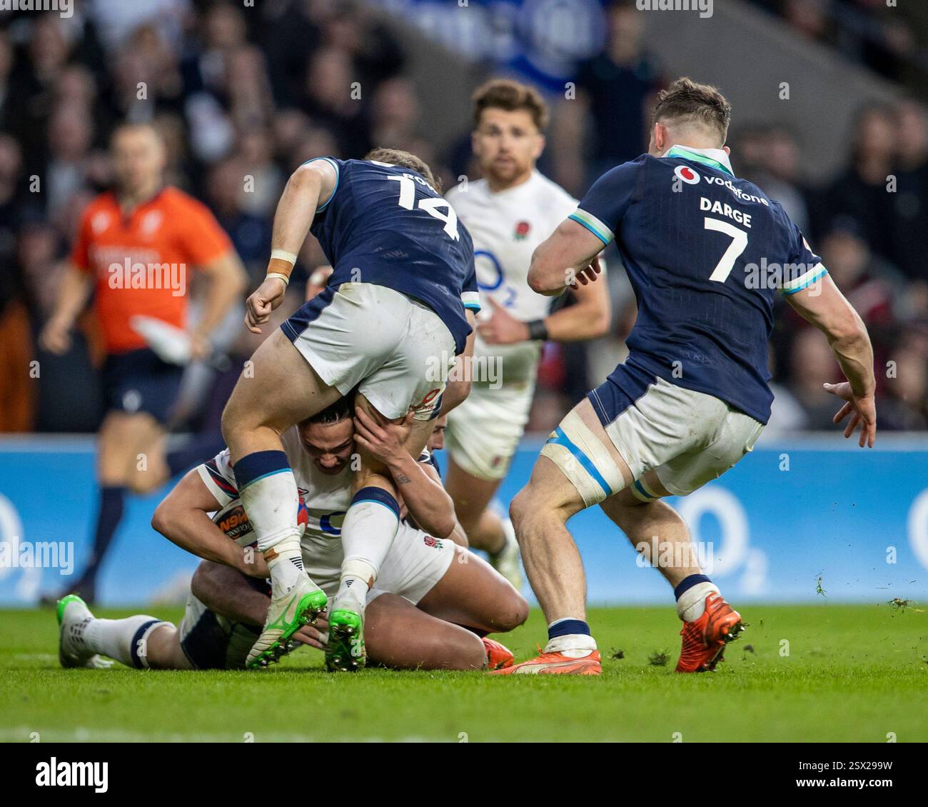 22nd February 2025; Allianz Stadium, London, England: Six Nations ...