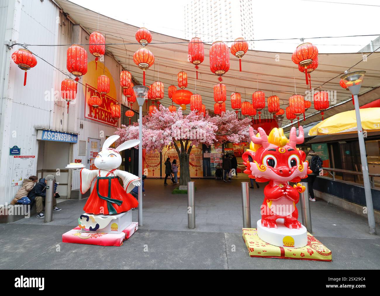 CHINESE DISTRICT PARIS XIII Stock Photo - Alamy