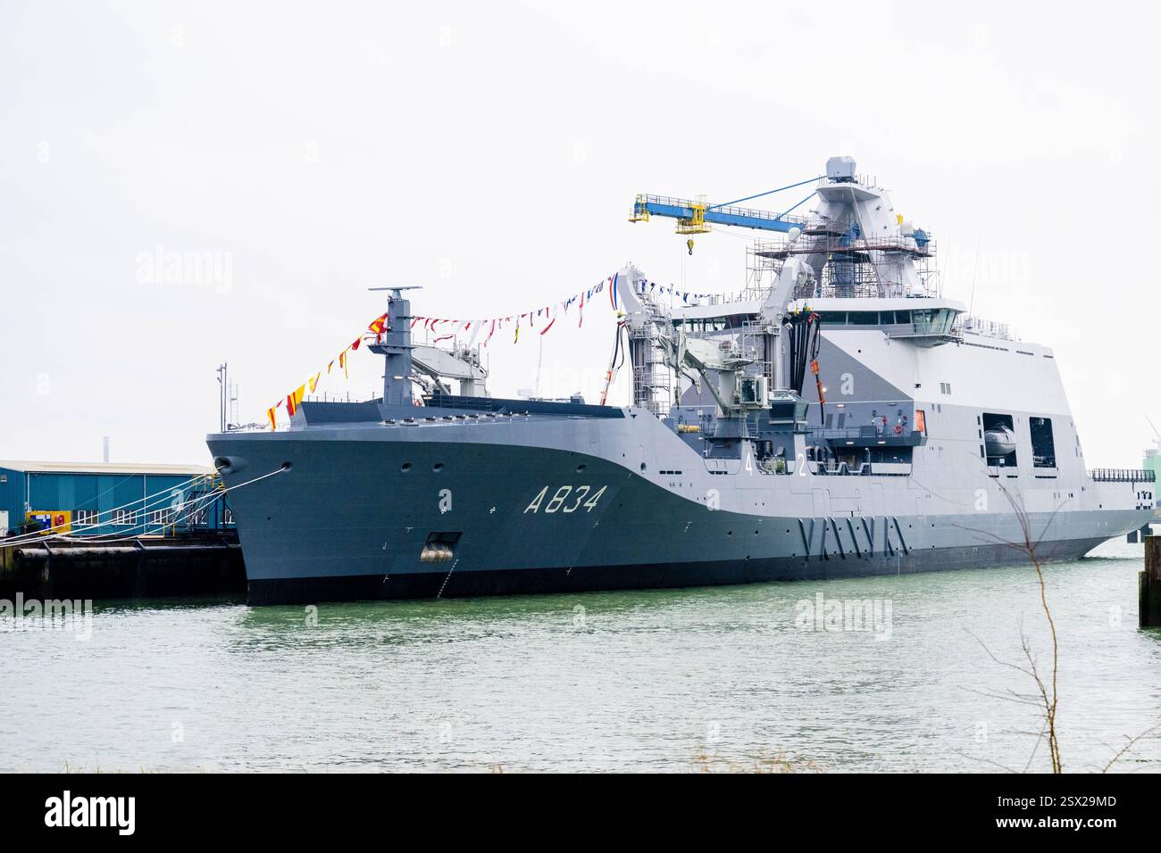 Vlissingen, The Netherlands. 22nd Feb, 2025. Princess Amalia at the ...