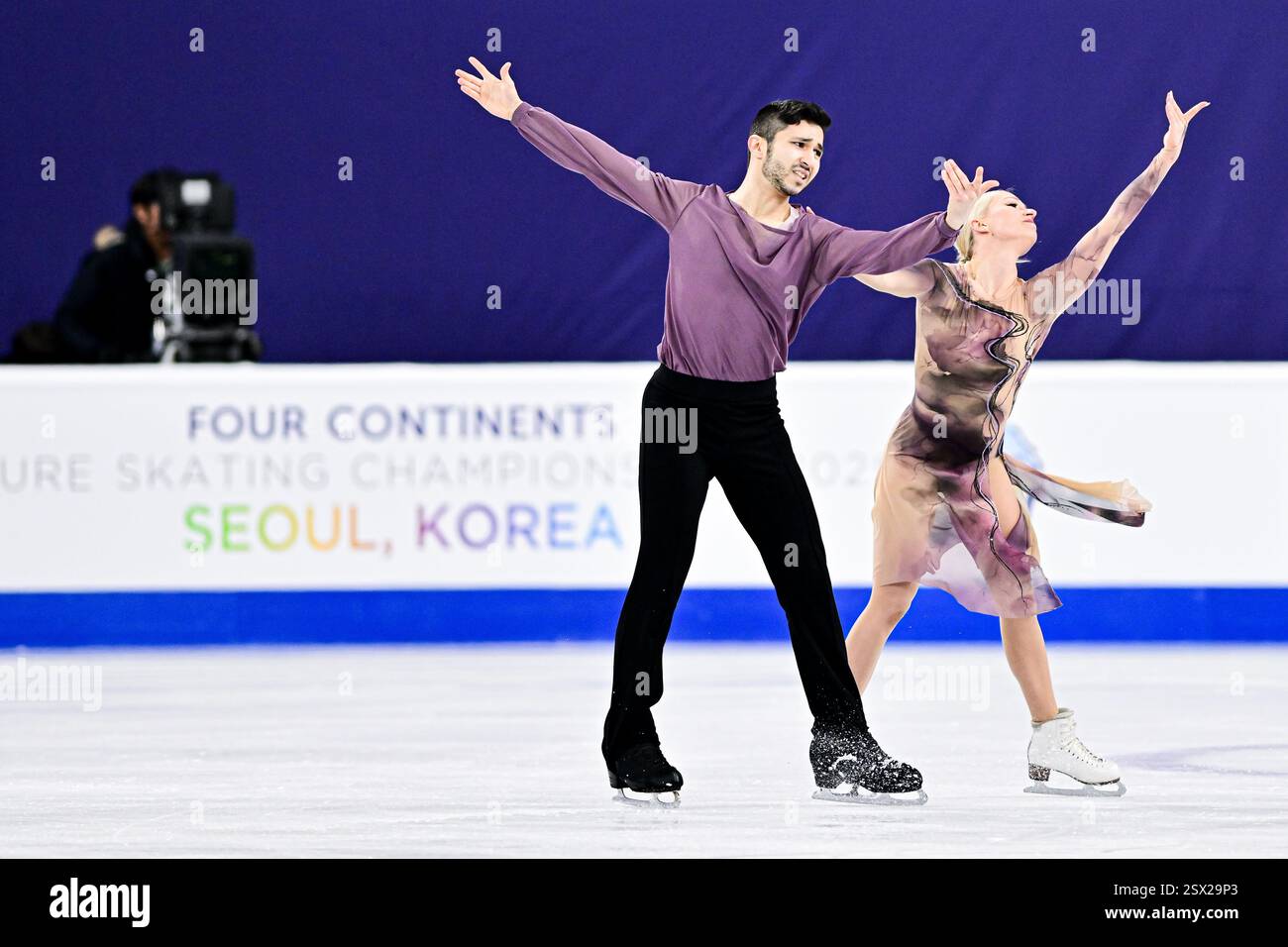 Marjorie LAJOIE & Zachary LAGHA (CAN), during Ice Dance Free Dance, at ...