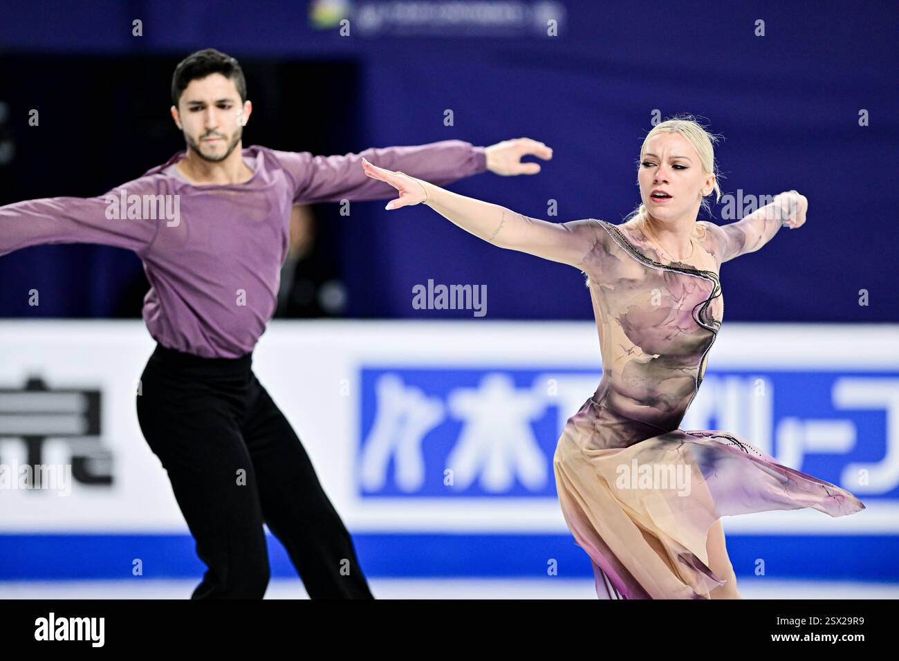 Marjorie LAJOIE & Zachary LAGHA (CAN), during Ice Dance Free Dance, at ...