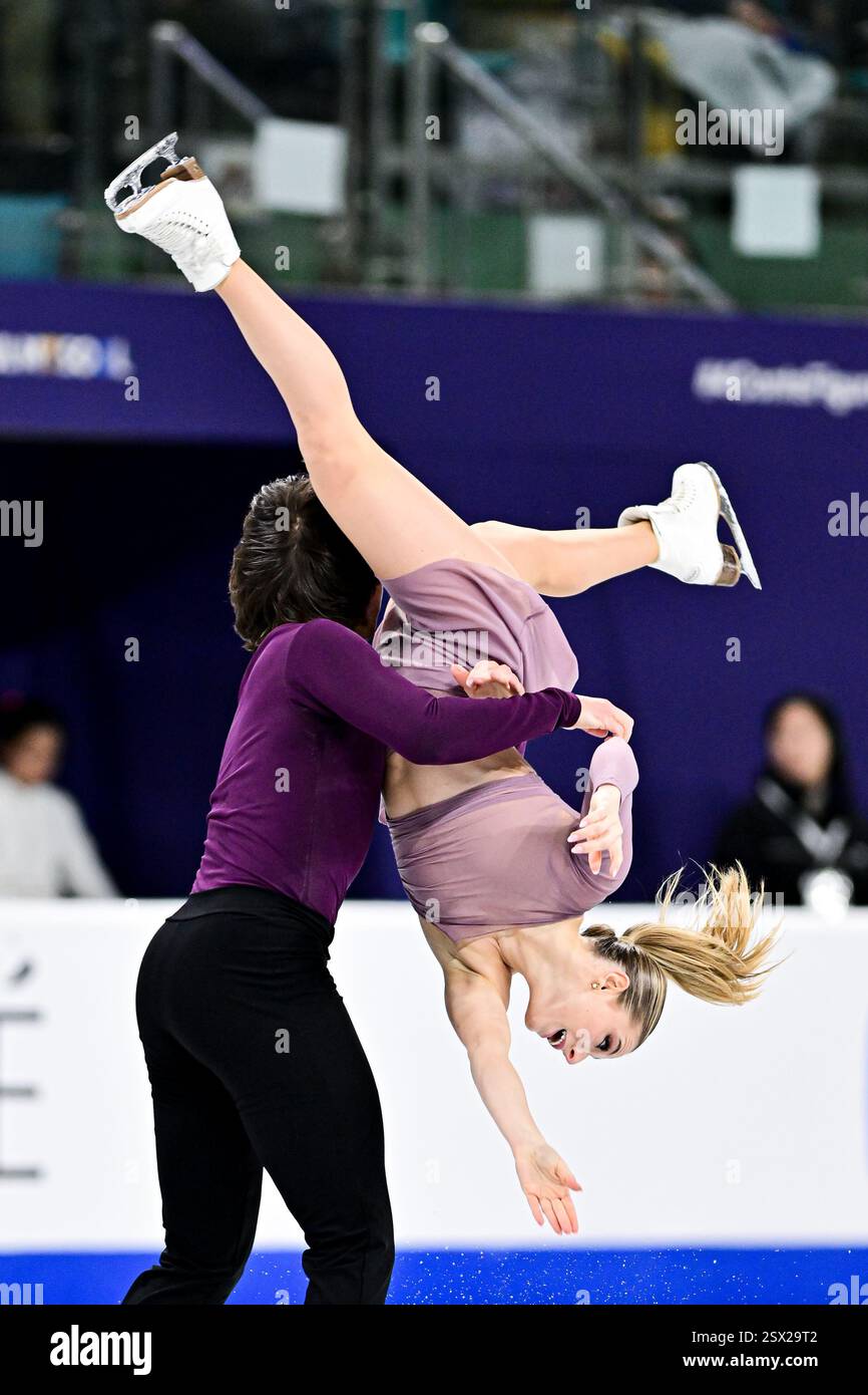 Emilea ZINGAS & Vadym KOLESNIK (USA), during Ice Dance Free Dance, at ...