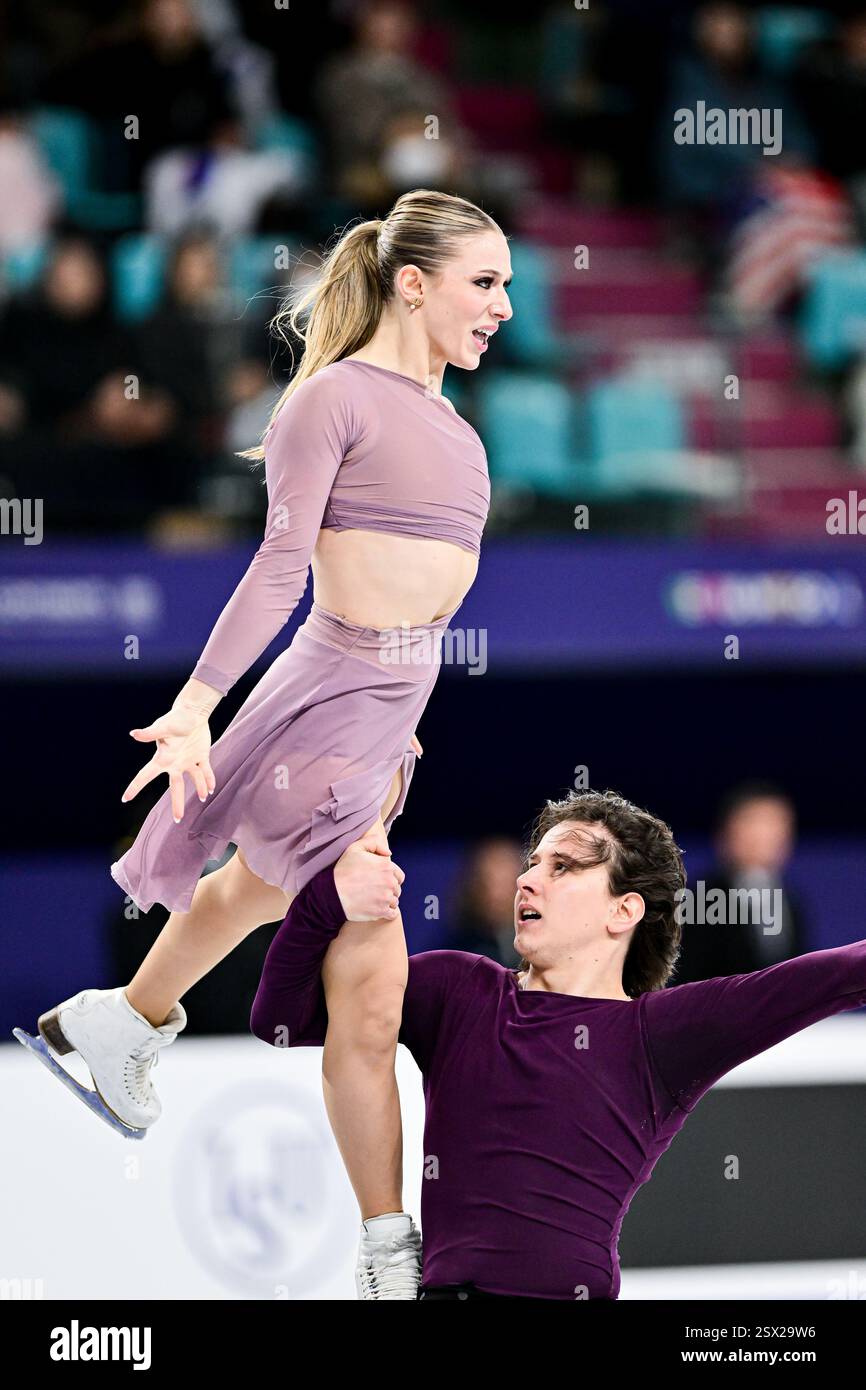 Emilea ZINGAS & Vadym KOLESNIK (USA), during Ice Dance Free Dance, at ...