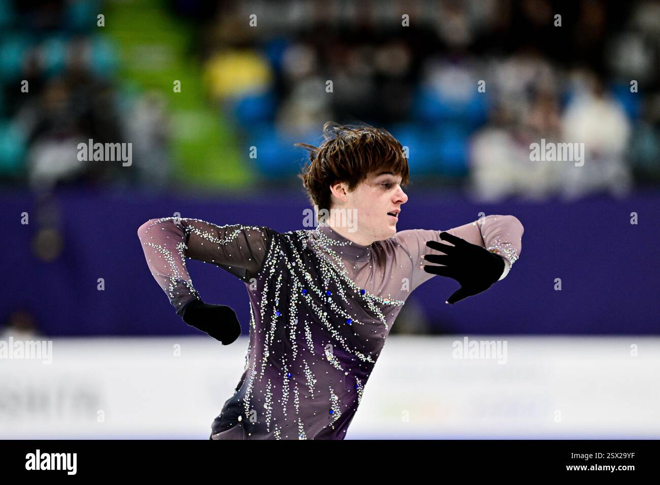 Douglas GERBER (AUS), during Men Free Skating, at the ISU Four ...