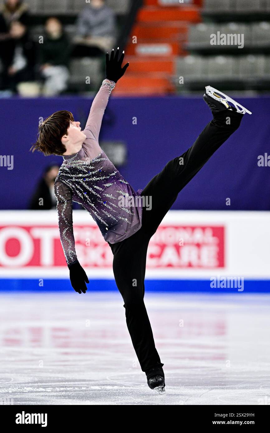 Douglas GERBER (AUS), during Men Free Skating, at the ISU Four ...