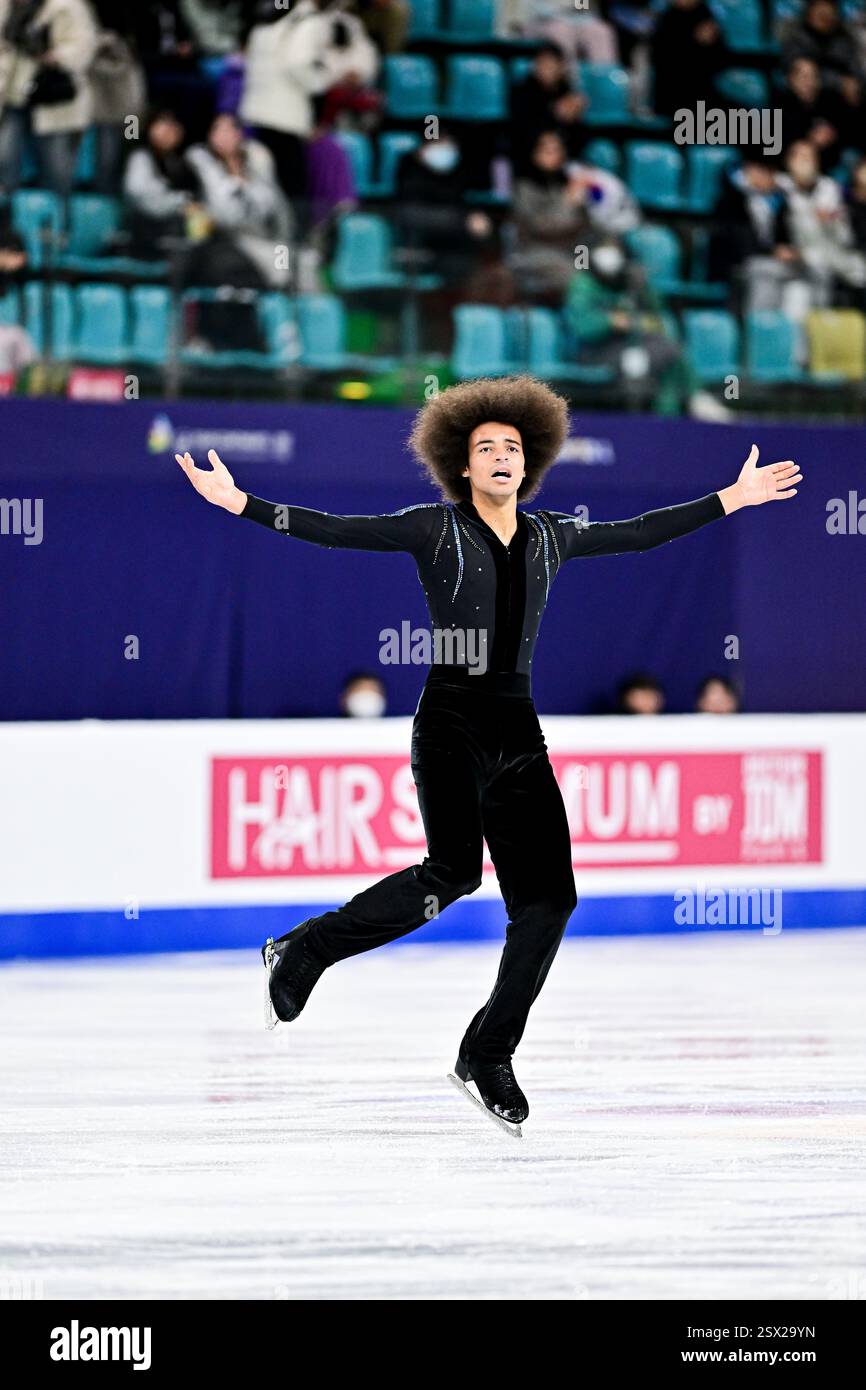 Darian KAPTICH (AUS), during Men Free Skating, at the ISU Four ...