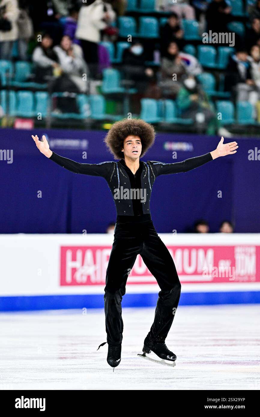 Darian KAPTICH (AUS), during Men Free Skating, at the ISU Four ...