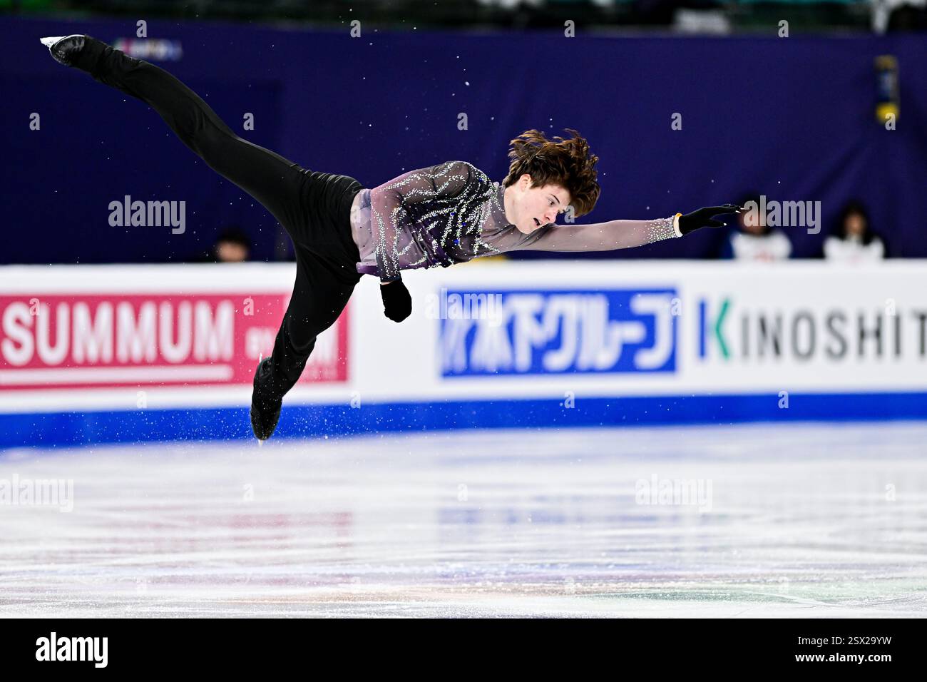 Douglas GERBER (AUS), during Men Free Skating, at the ISU Four ...