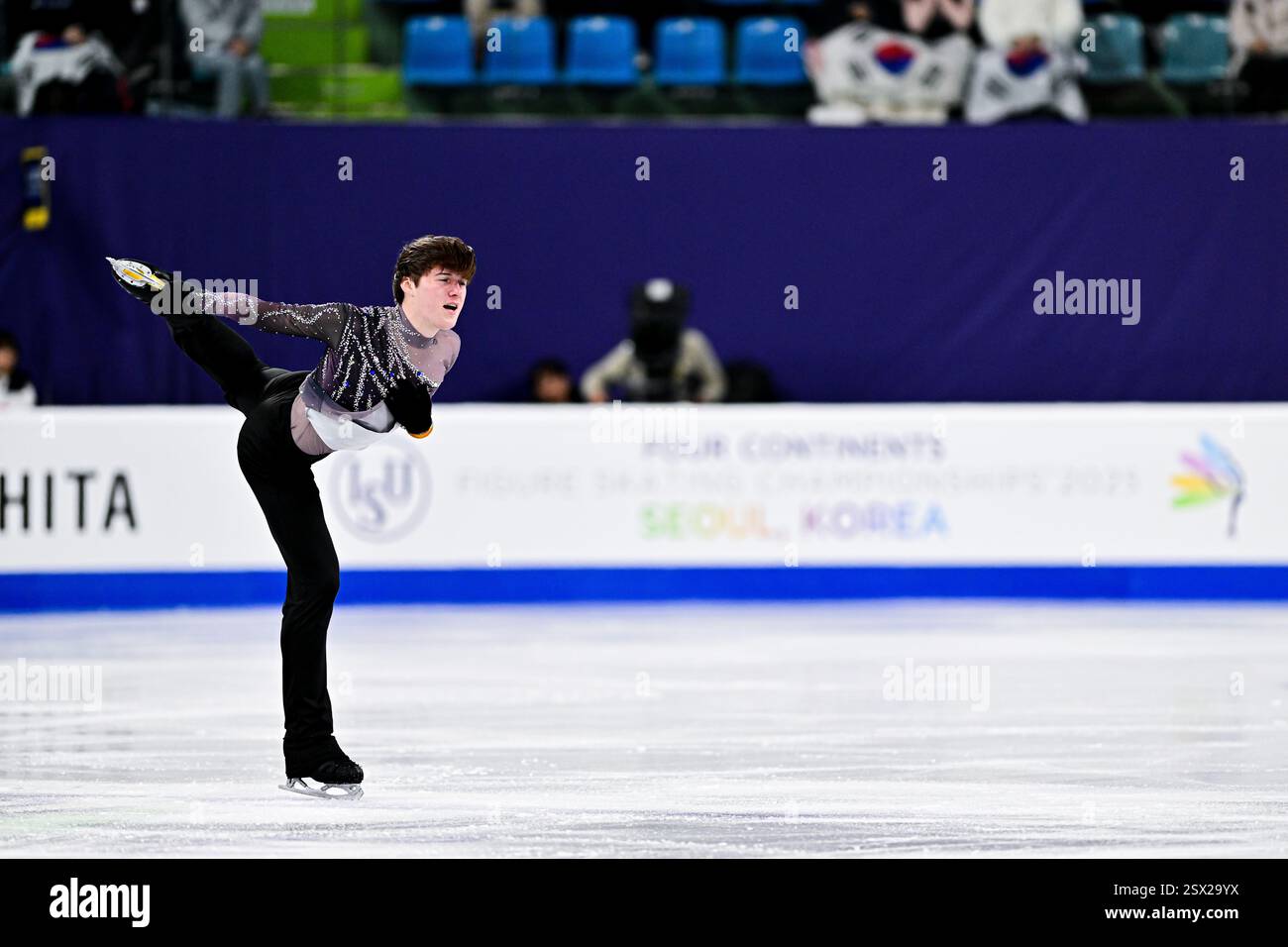 Douglas GERBER (AUS), during Men Free Skating, at the ISU Four ...