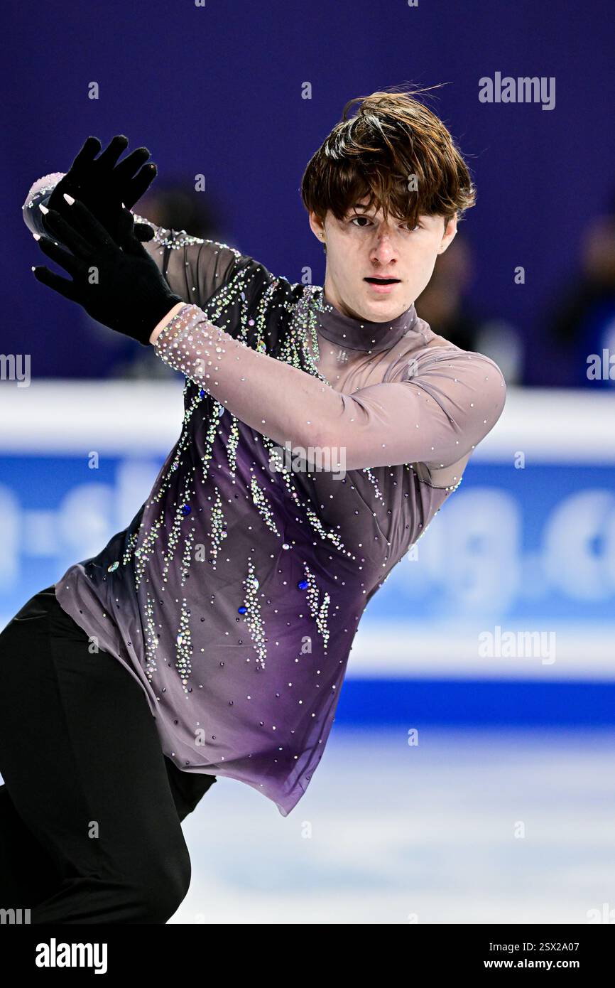 Douglas GERBER (AUS), during Men Free Skating, at the ISU Four ...
