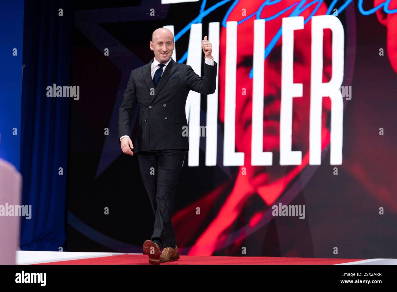 White House deputy chief of policy Stephen Miller attends the ...