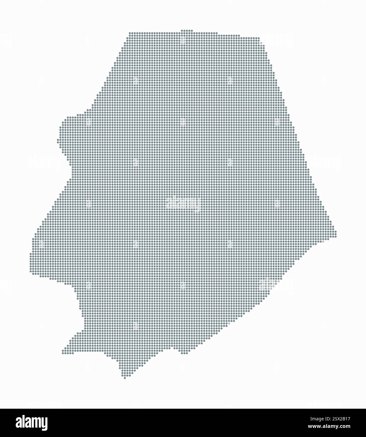 Niue dotted map. Digital style map of the country on white background ...