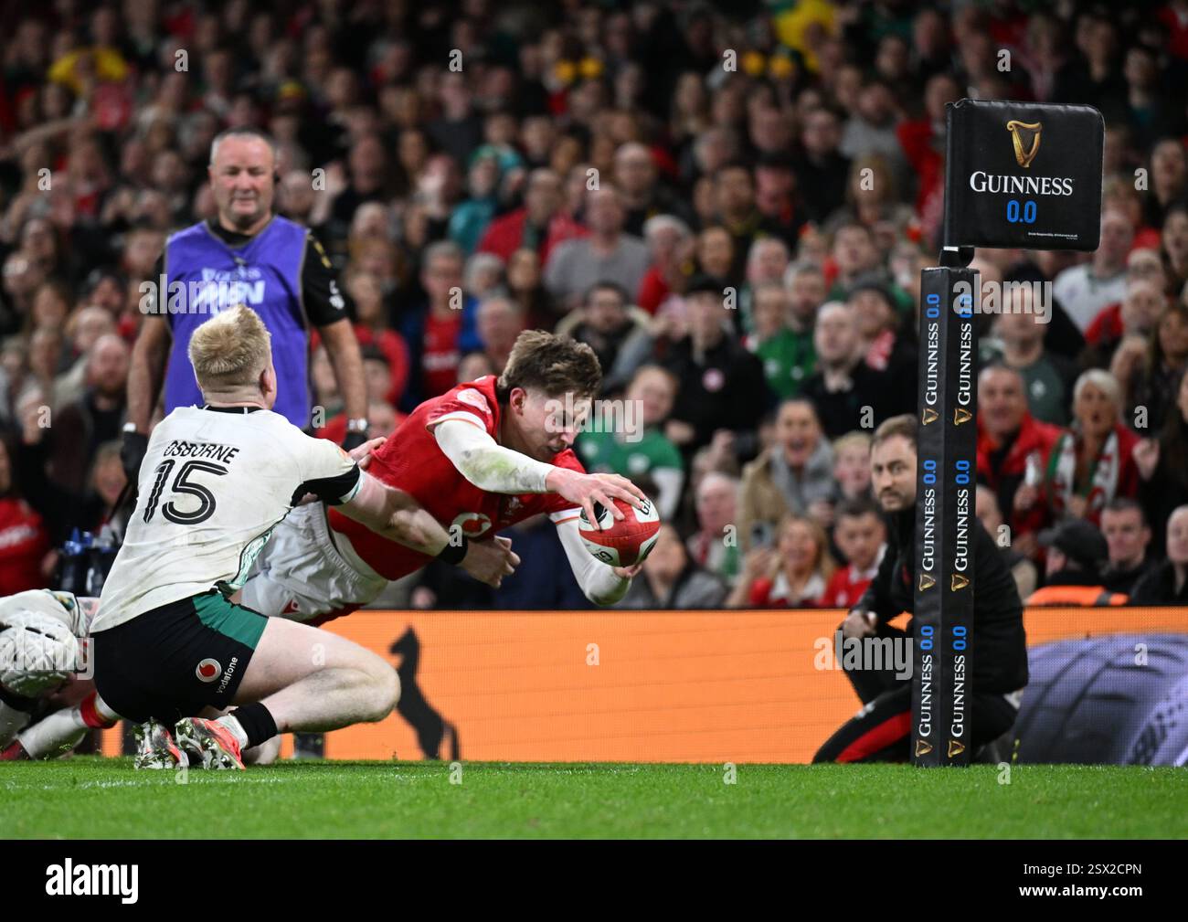 22nd February 2025; Principality Stadium, Cardiff, Wales: Six Nations ...