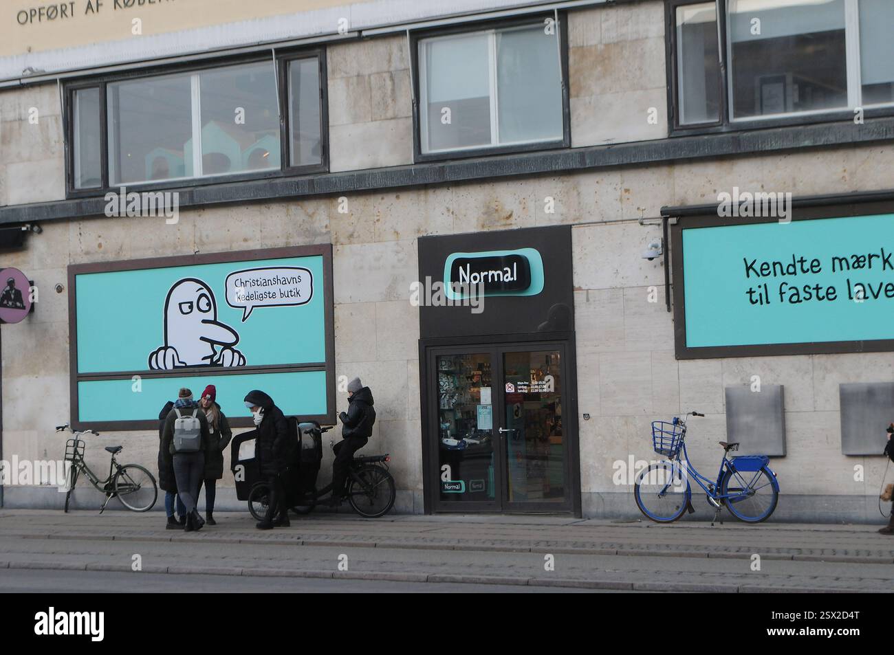 Copenhagen/ Denmark/22 FEBRUARY 2025/ Normal store shoppers in danish ...