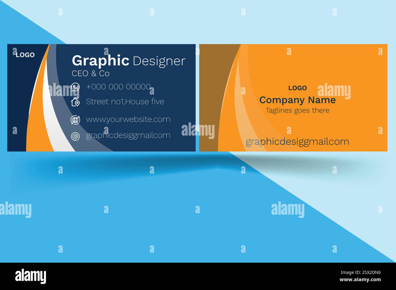 New business card design Stock Vector Image & Art - Alamy