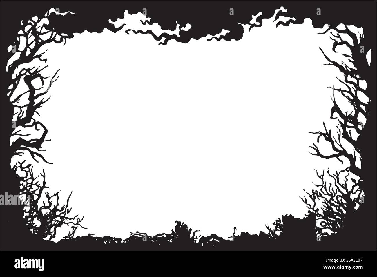 Horizontal halloween Black and White Stock Photos & Images - Alamy