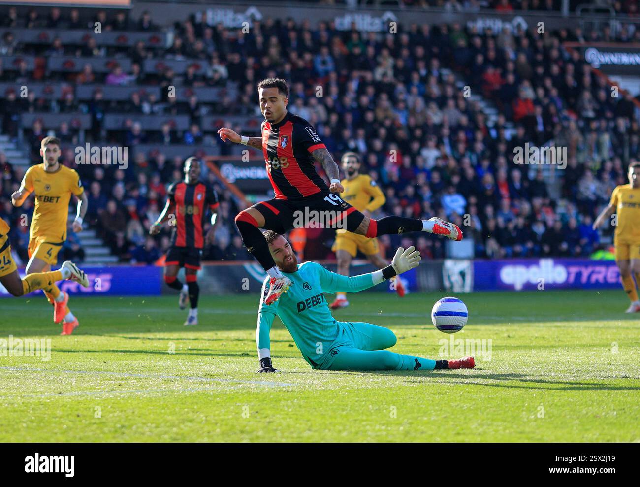 Vitality Stadium, Boscombe, Dorset, UK. 22nd Feb, 2025. Premier League ...